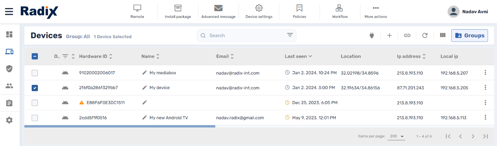 Radix MDM: Remote Screen View and Control – Radix Technologies