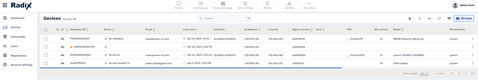 Radix MDM: Remote Screen View and Control – Radix Technologies
