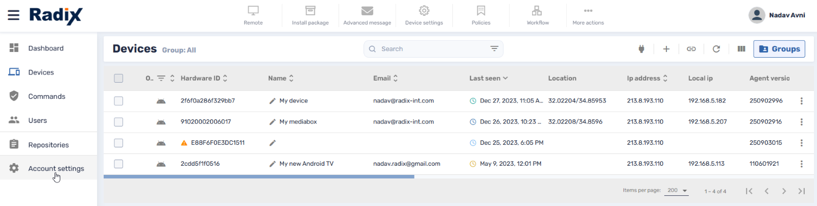 Radix MDM: Remote Screen View and Control – Radix Technologies