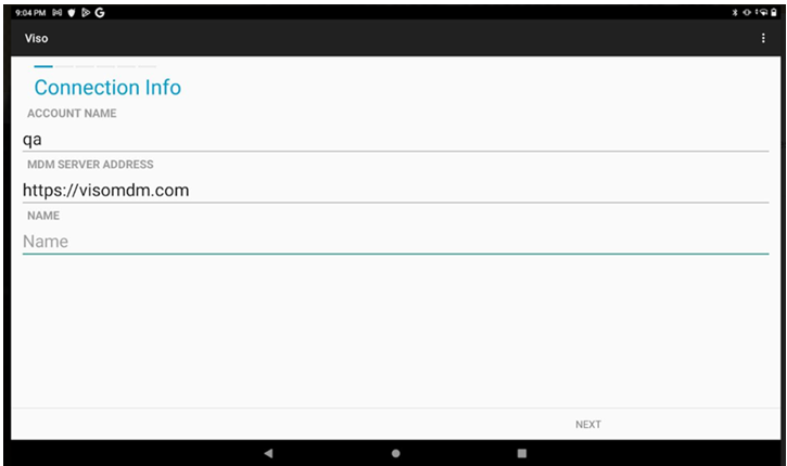 Registering a New Viso Account and Enrolling Devices - Radix MDM ...