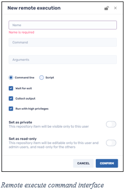 Using Remote Execute to Adjust Device Settings – Radix Technologies