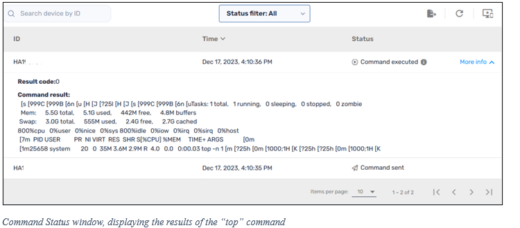 Using Remote Execute to Adjust Device Settings – Radix Technologies